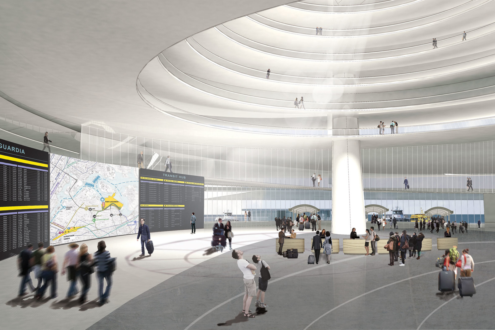 Port LaGuardia — Design Competition Master Plan — Dattner Architects